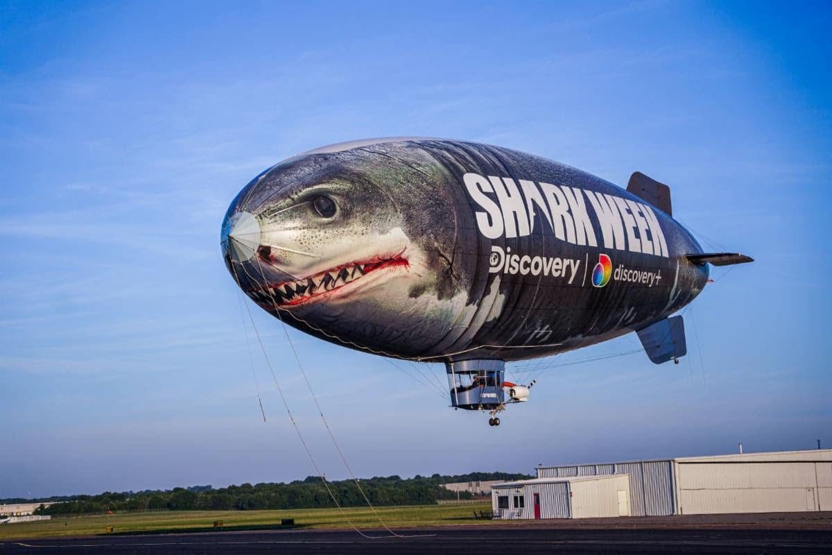 Shark! 128-foot blimp to visit Delaware beaches Sunday - Milford LIVE ...