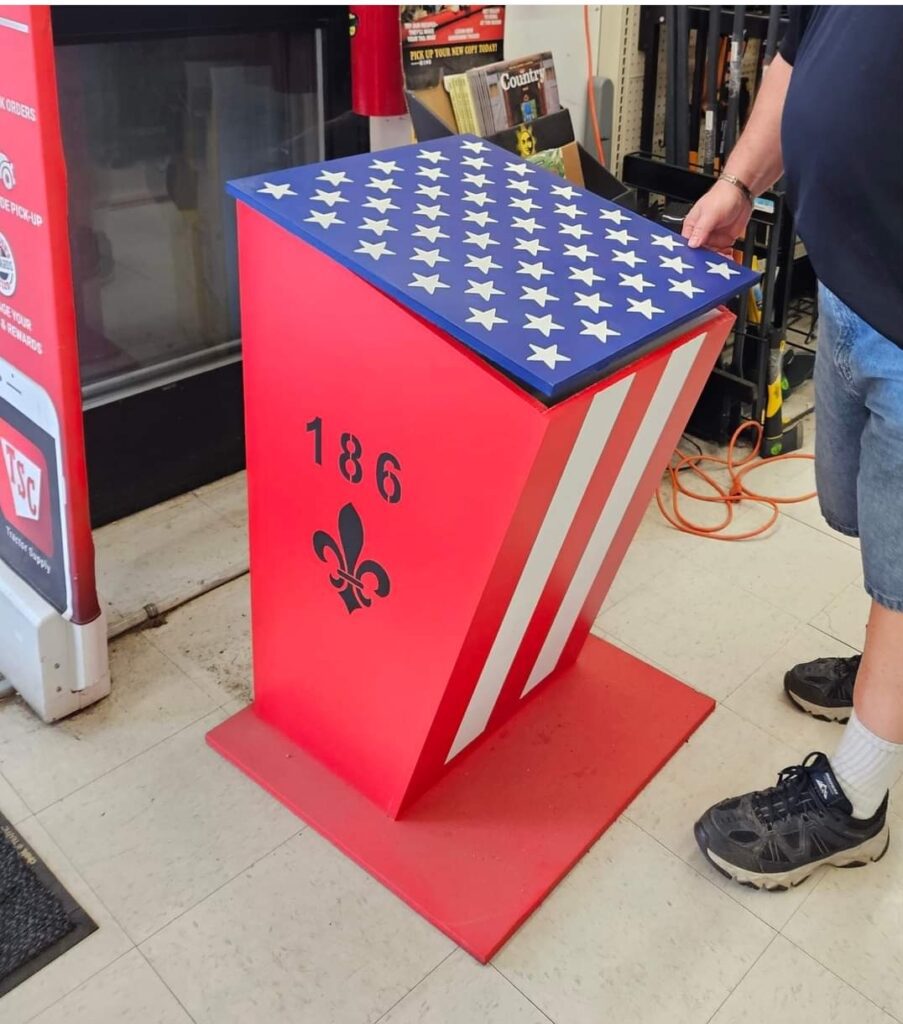 Flag disposal boxes placed in Milford - Milford LIVE! - Local Delaware ...